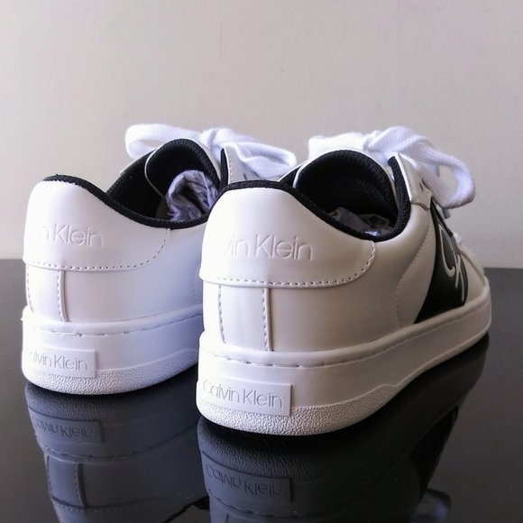 Calvin Klein | Shoes | Calvin Klein Womens Reese Faux Leather Low Top ...